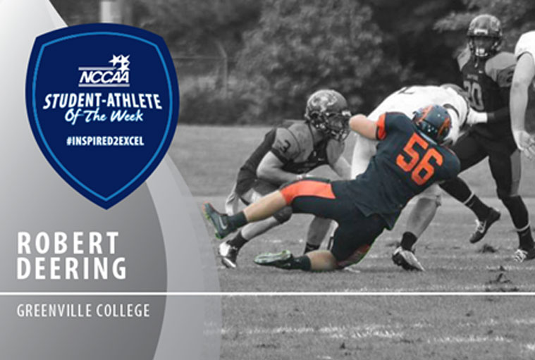 Robert Deering selected as NCCAA football defensive student-athlete of ...