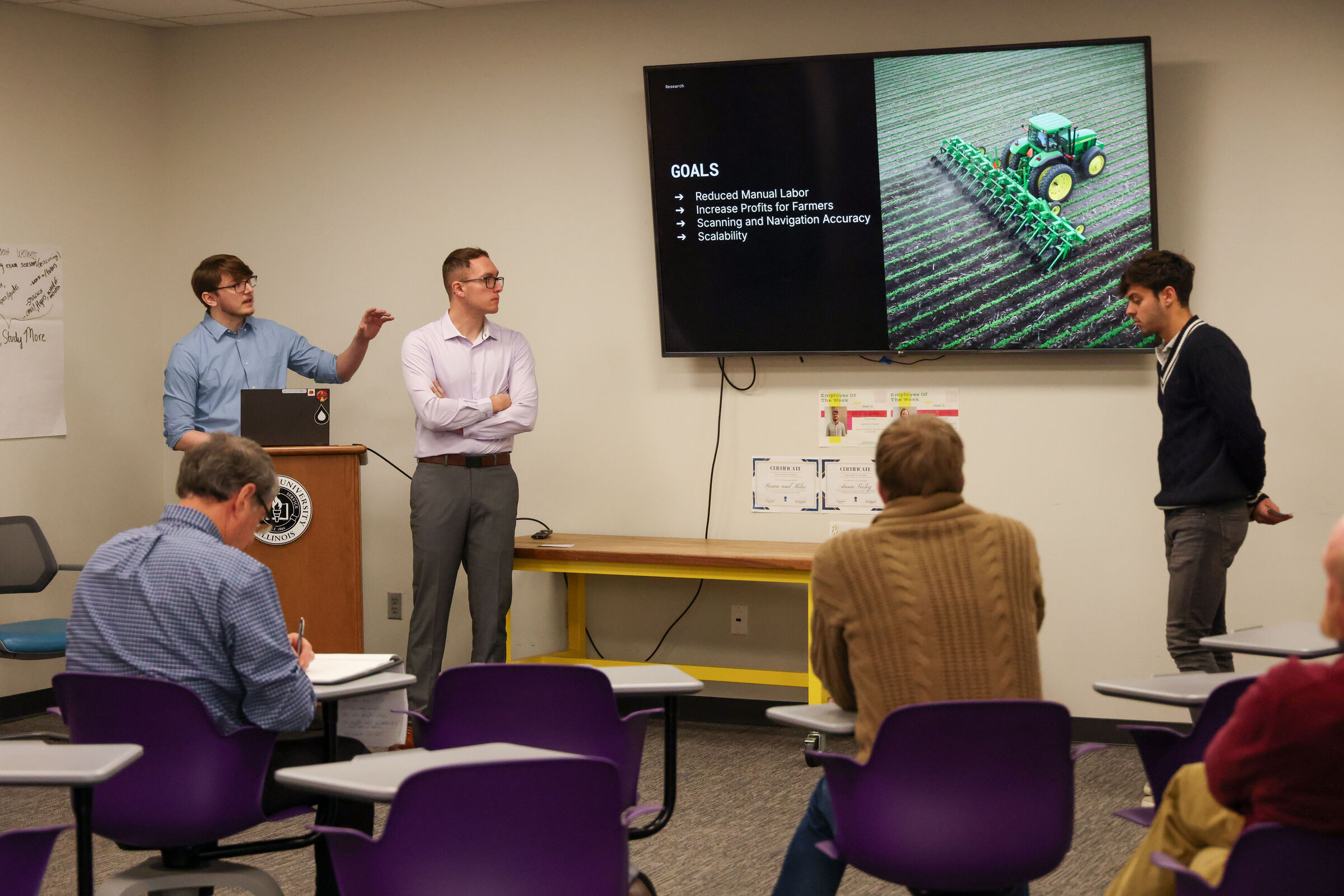 Engineering students design crop-surveying rover | January 13, 2025